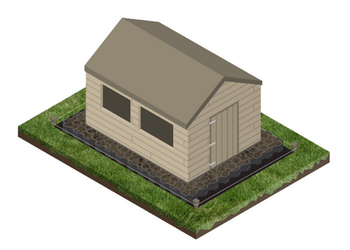 How To Build A Plastic Shed Base | Plastic Shed Base Installation