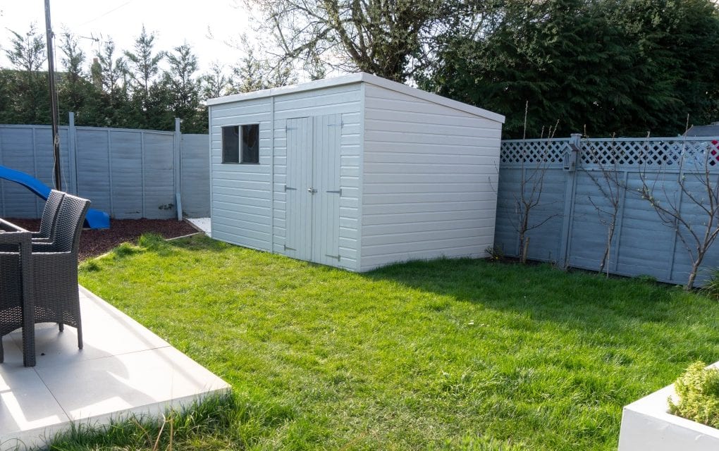 Plastic Shed Base Installation By Renovation Bay-Bee