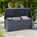 Keter Rockwood Storage Box | 570L Brown Garden Storage Box