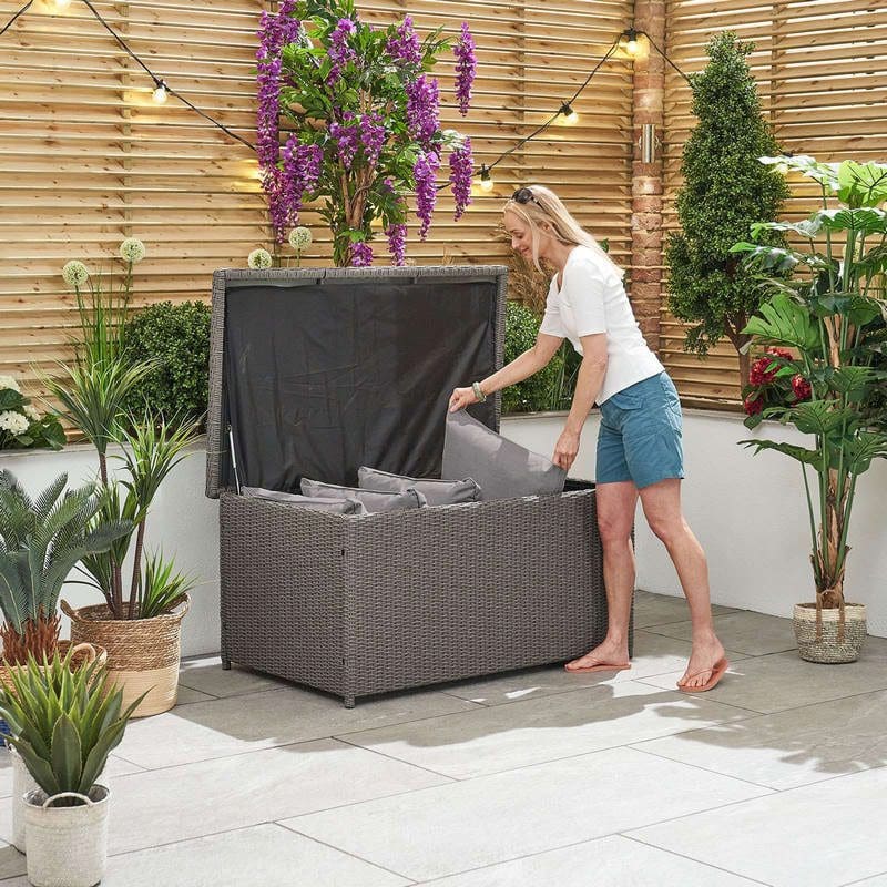 Rattan Outdoor Storage Box | The Garden Range