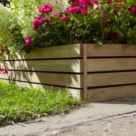 8" Ledbury Slat Edging (Pack of 4) | The Garden Range